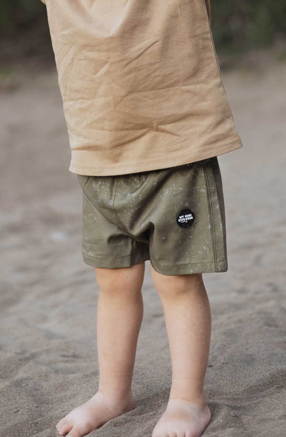 My Mini Explorer - Vintage Ash Shorts (Free U.S. Shipping)